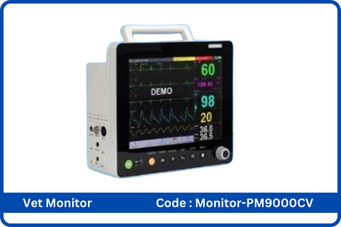 เครื่องมอนิเตอร์ตรวจสัญญาณชีพสัตวแพทย์ Vet Montior-PM9000CV - Anestec ผู้ผลิตและจำหน่ายเครื่องดม ...